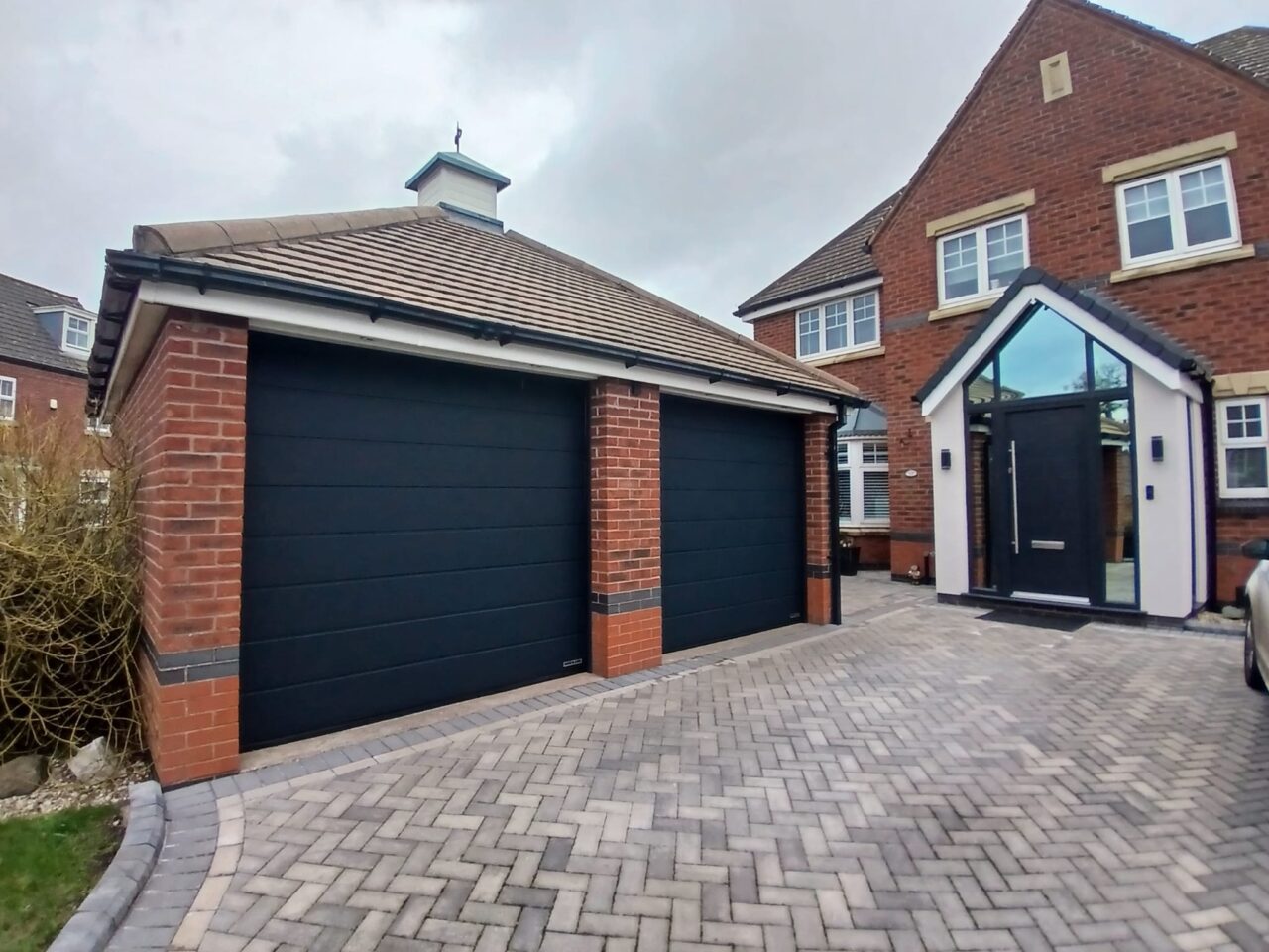 Twin Hormann Sectional Garage Door Installation - WM Garage Doors